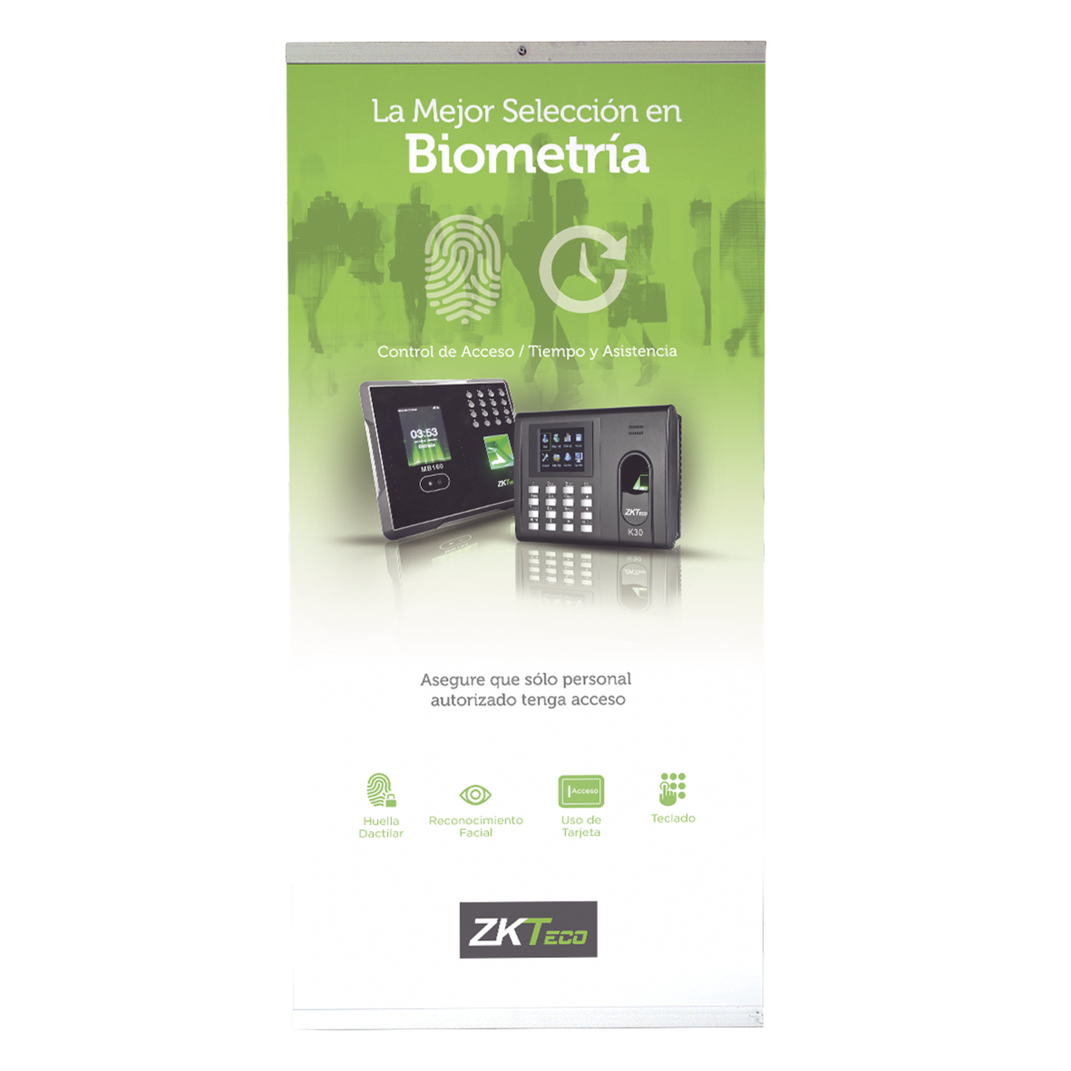 Comprar POSTBIO2-SYSCOM - Póster Acceso Electrónico ZKTeco